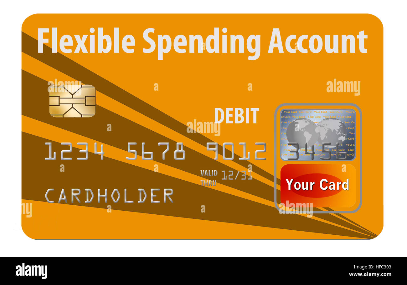 Flexible spending account debit card Cut Out Stock Images & Pictures ...