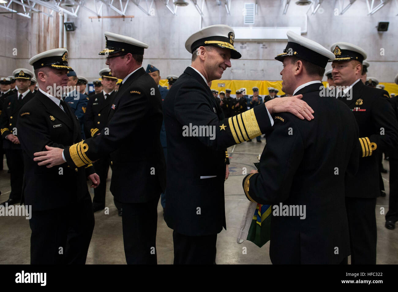 HMCS Toronto (FFH 333) of the Royal Canadian Navy is awarded the U.S ...