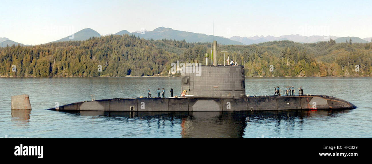 HMCS Victoria SSK-876 near Bangor Stock Photo - Alamy