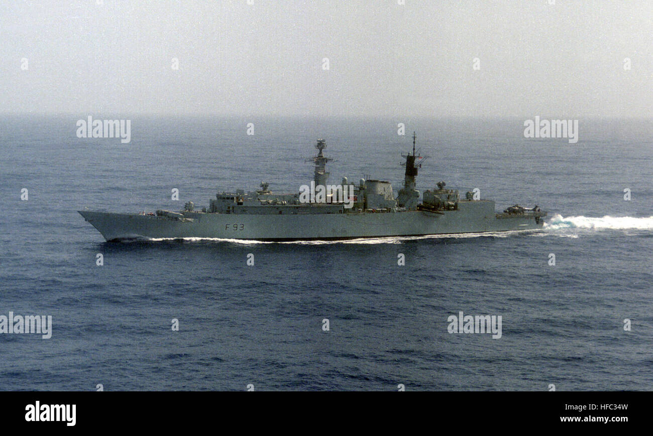 HMS Beaver (F93) underway Stock Photo - Alamy