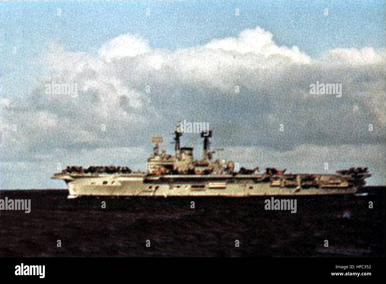 HMS Ark Royal (R09) in the North Atlantic in 1971 Stock Photo - Alamy