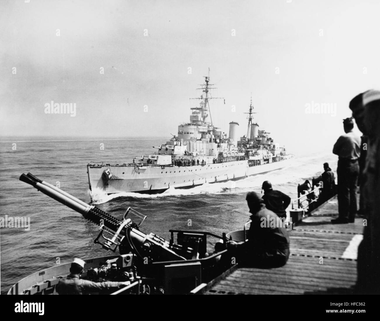 British light cruiser Black and White Stock Photos & Images - Alamy