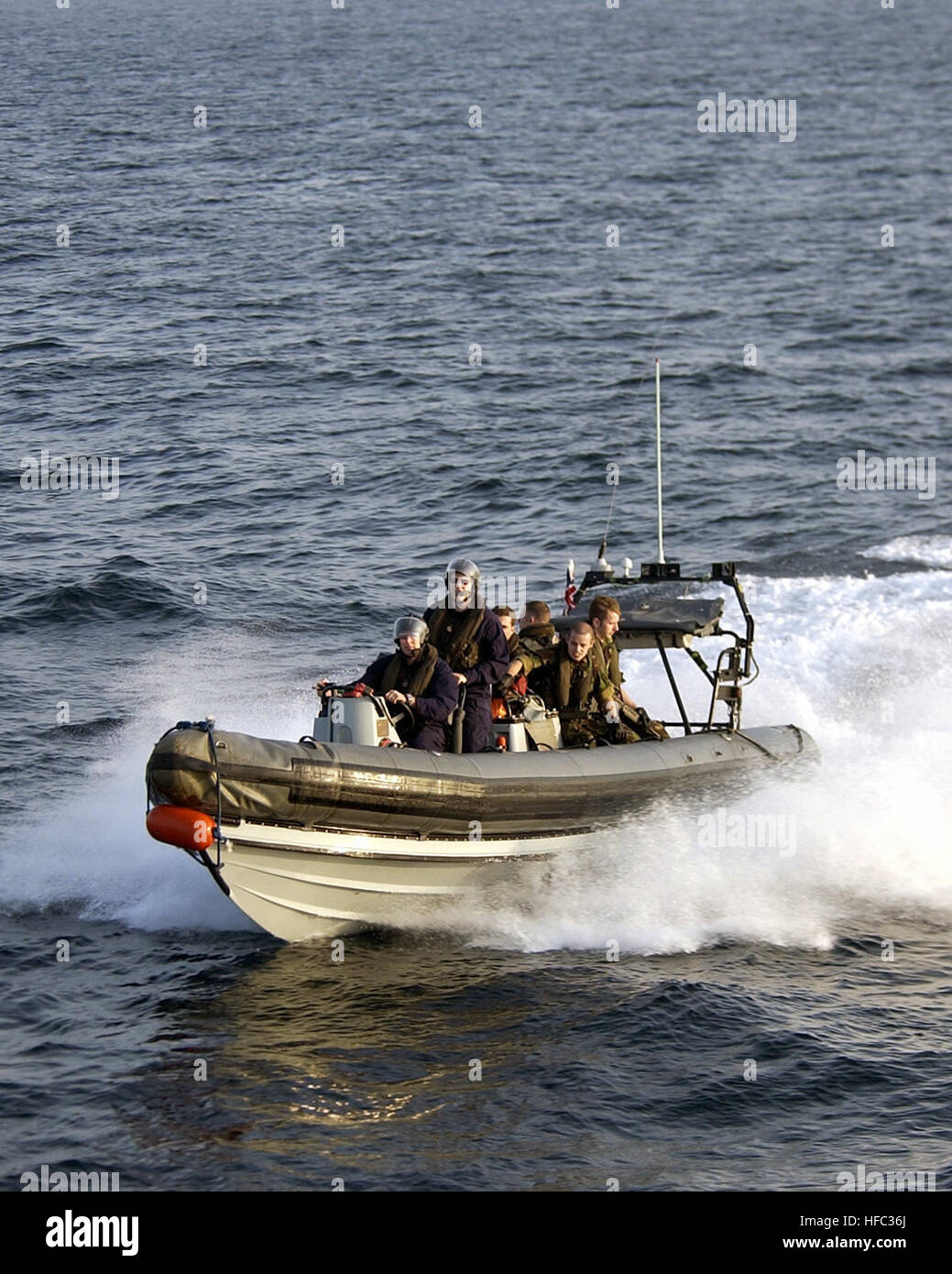 A Royal Navy (British), Visit, Board, Search and Seizure (VBSS) Team ...