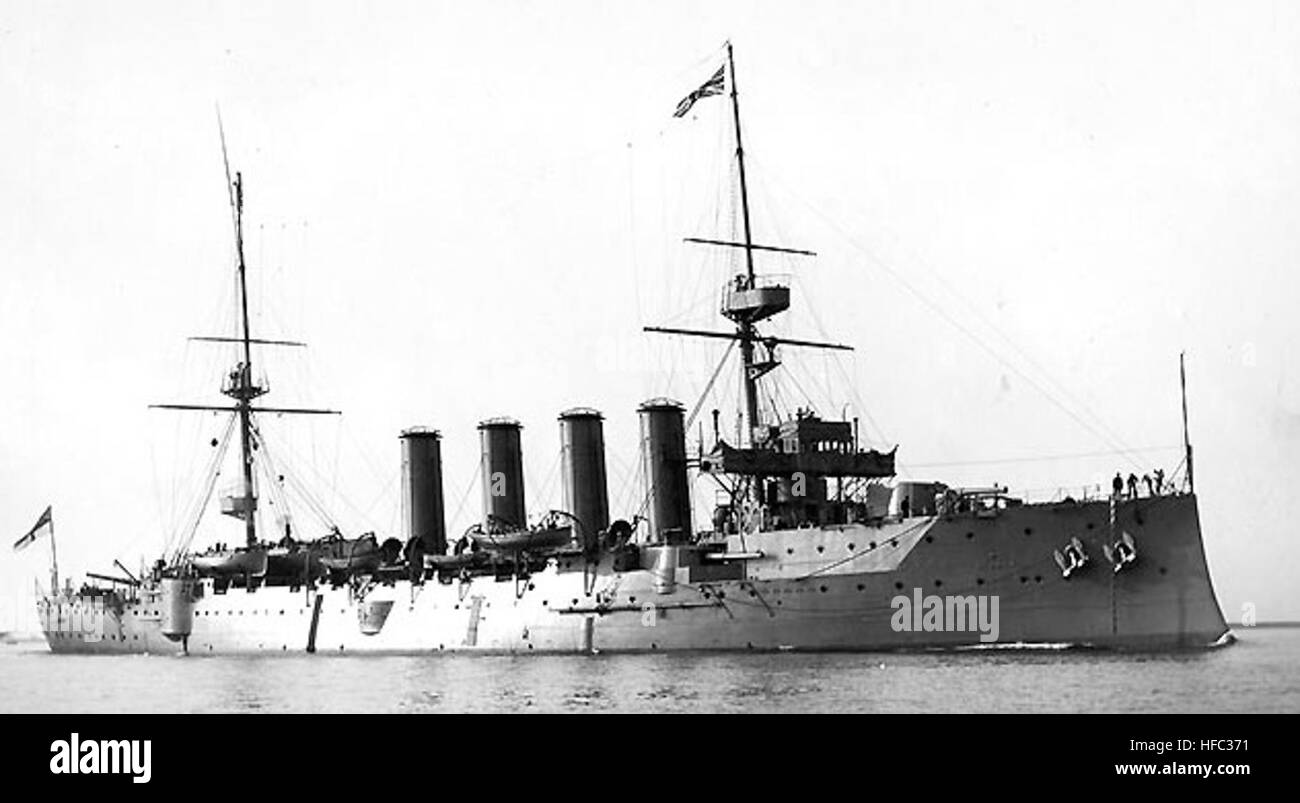HMS Devonshire (1904 Stock Photo - Alamy