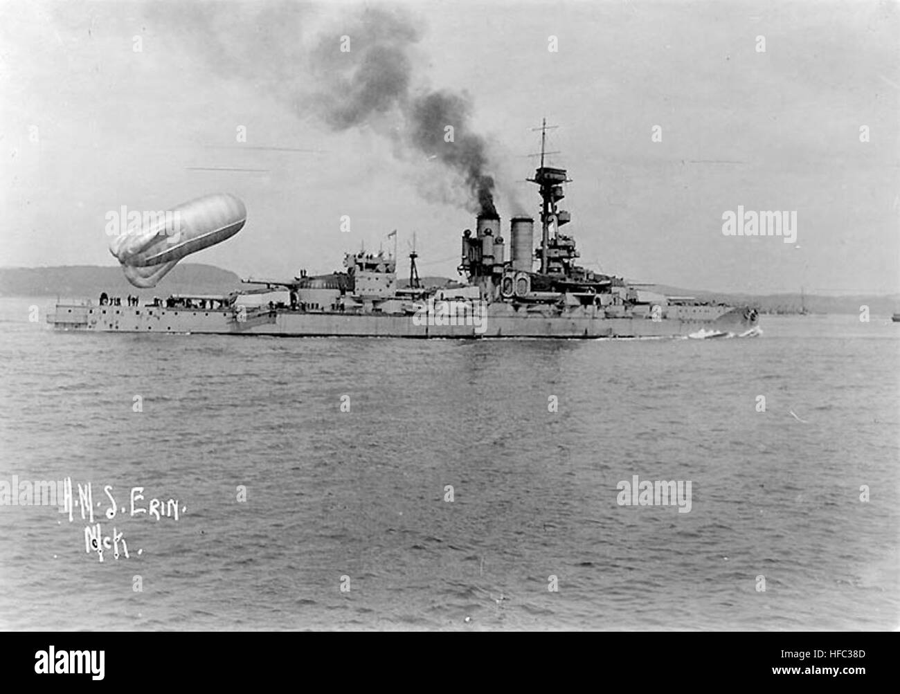 HMS Erin (1913 Stock Photo - Alamy