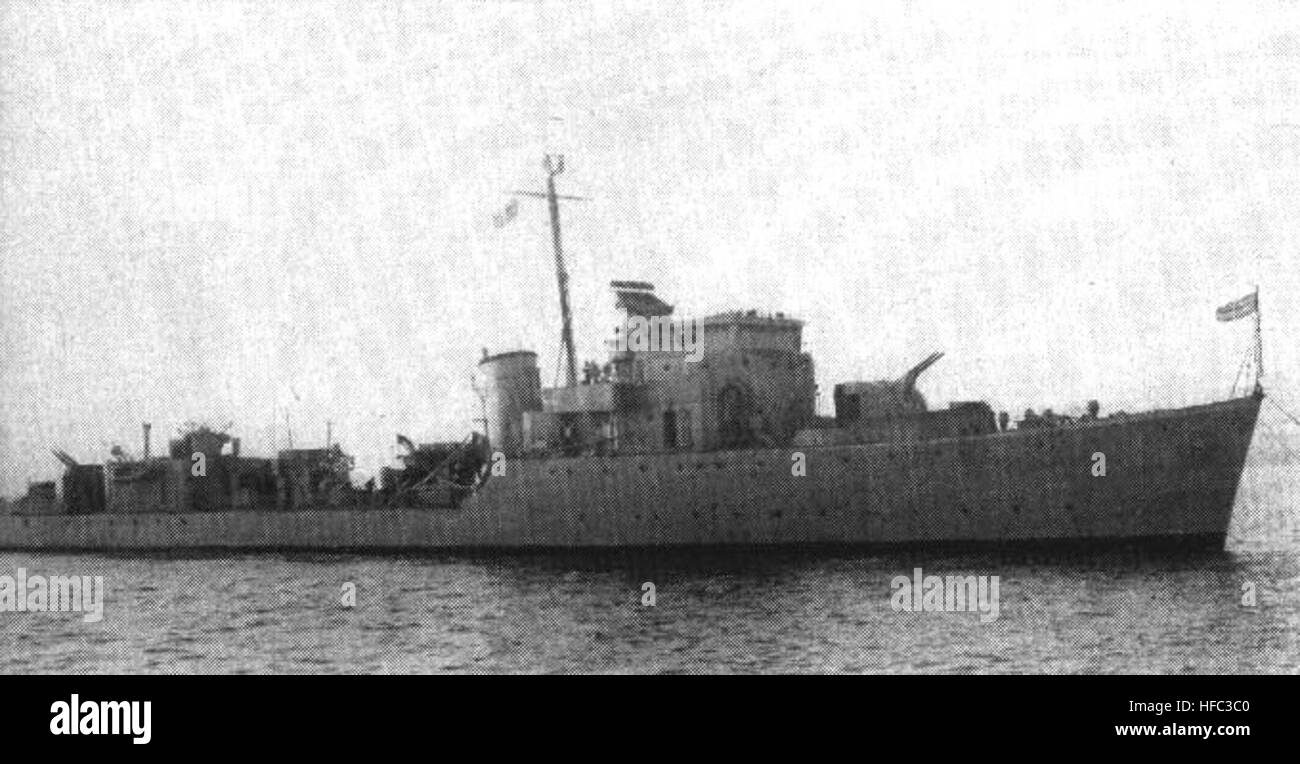 HMS Mendip (L60) c1948 Stock Photo - Alamy