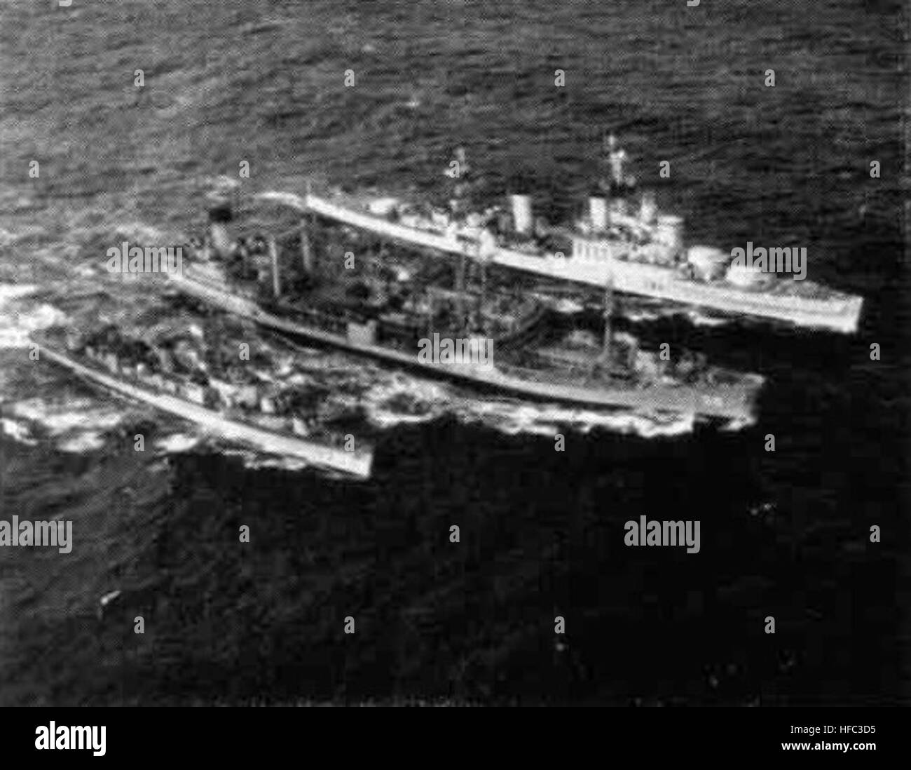 HMS Sheffield and USS Dickson participate in Operation Strikeback 1957 ...