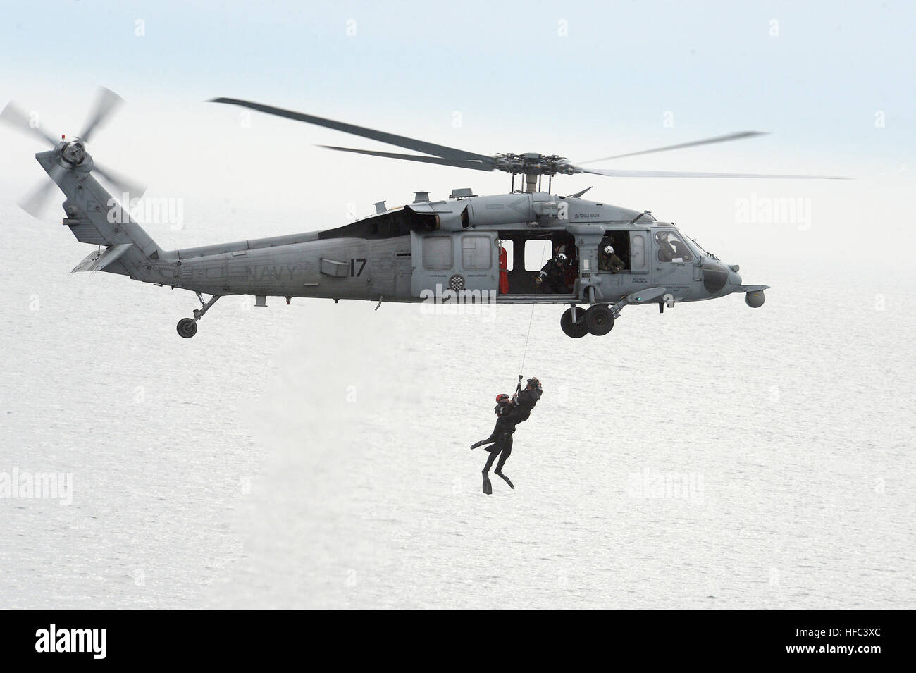 Search and rescue (SAR) swimmers, assigned to Heliopter Sea Combat ...