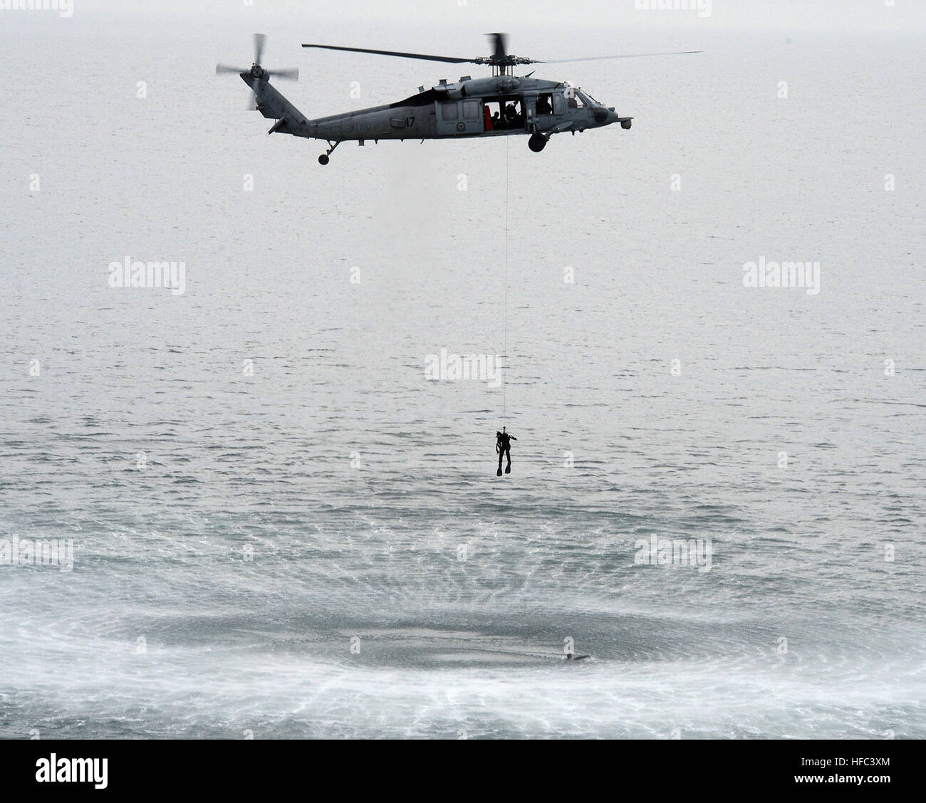 Search and rescue (SAR) swimmers, assigned to Heliopter Sea Combat ...