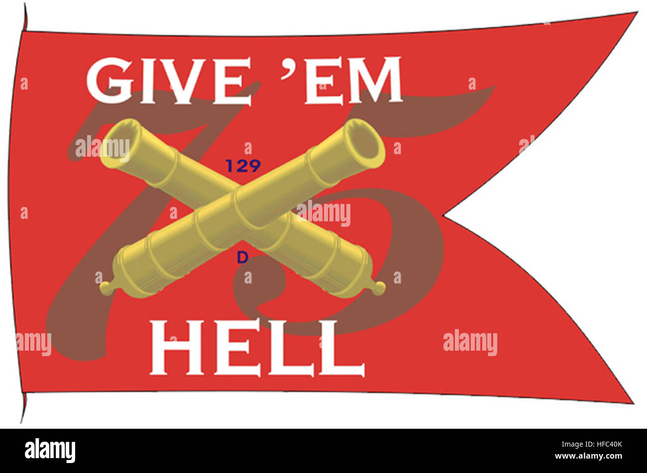 HST Battle Flag-big Stock Photo - Alamy