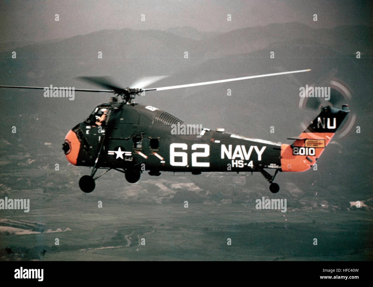 HSS-1N Seabat of HS-4 in flight c1961 Stock Photo - Alamy