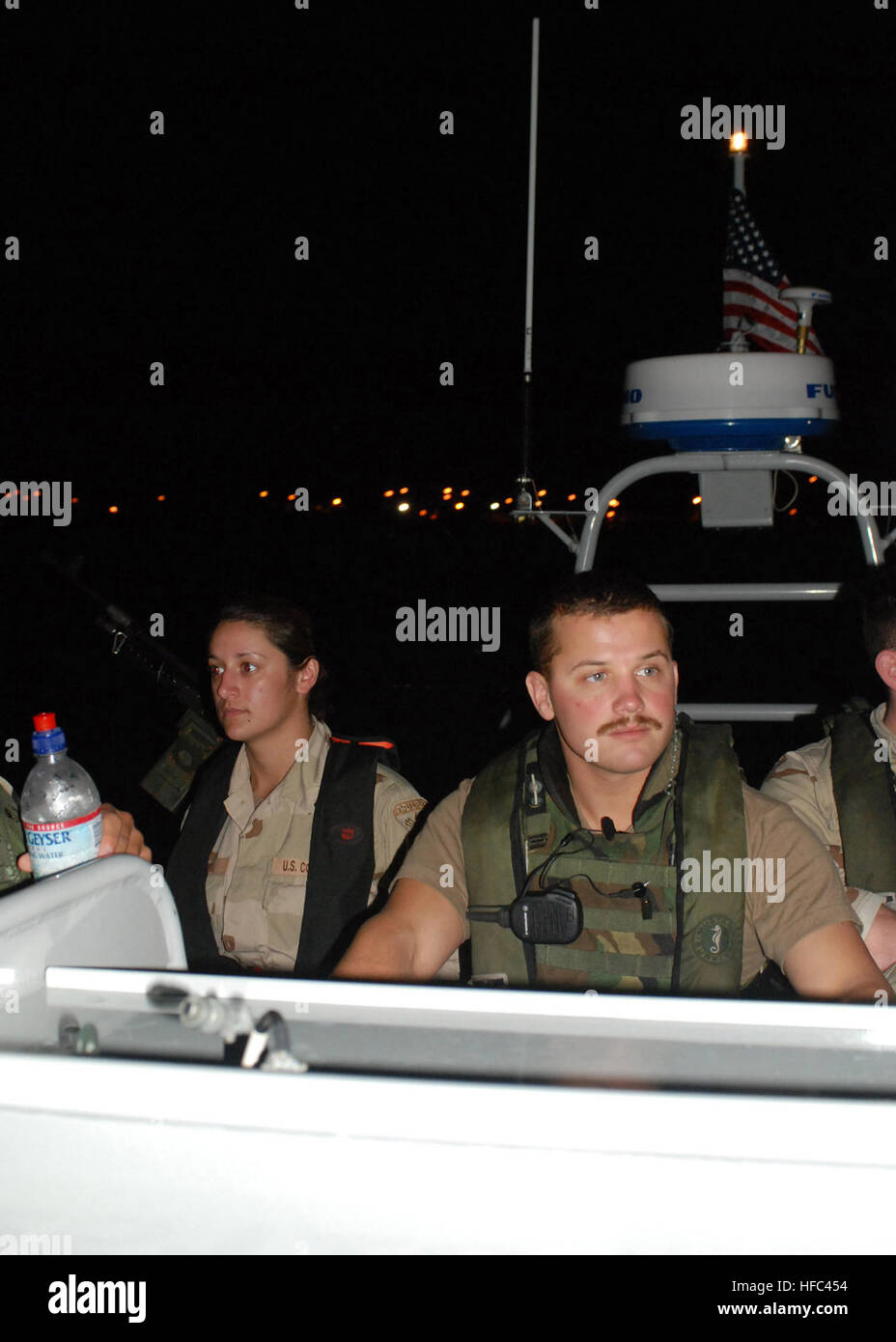 Coast Guard Petty Officer 3rd Class John Shriver patrols Guantanamo's ...