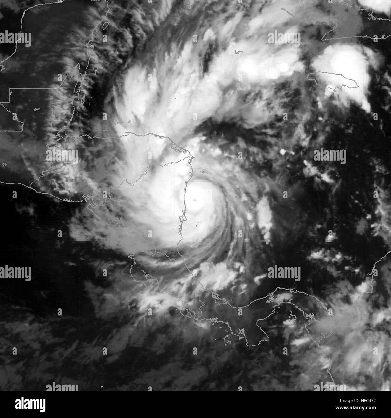 Hurricane Beta 2005 Stock Photo - Alamy