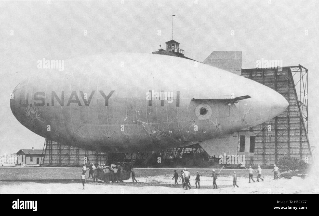 H-class blimp, a lighter-than-air craft, used for surveillance ...