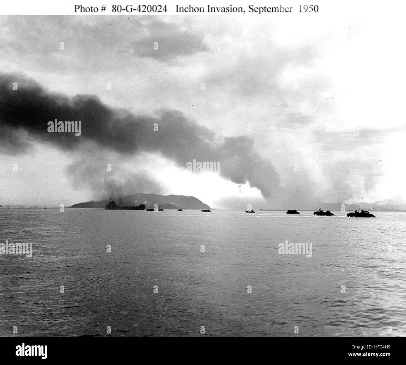 Inchon Invasion 1950 Stock Photo - Alamy