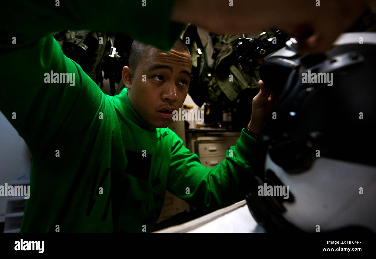 Airman Alan Cardinez, aircrew survival equipmentman, assigned to Strike ...