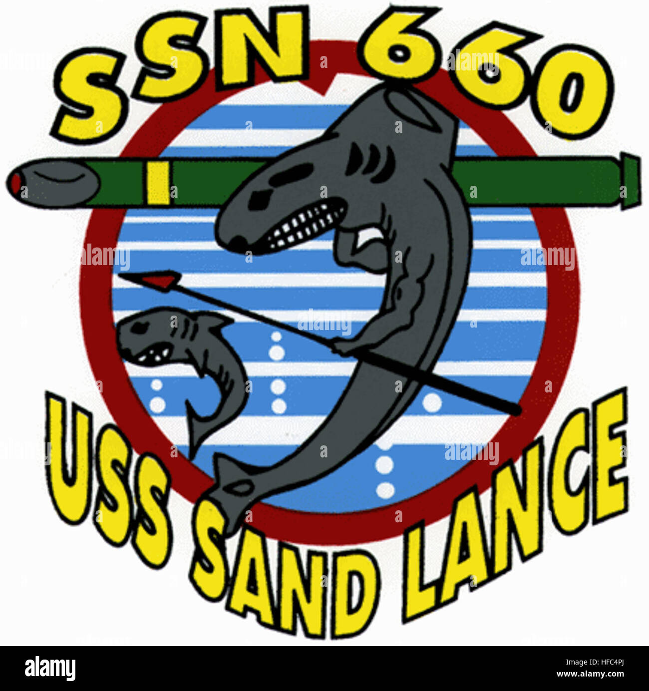 Insignia of SSN-660 Sand Lance Stock Photo - Alamy