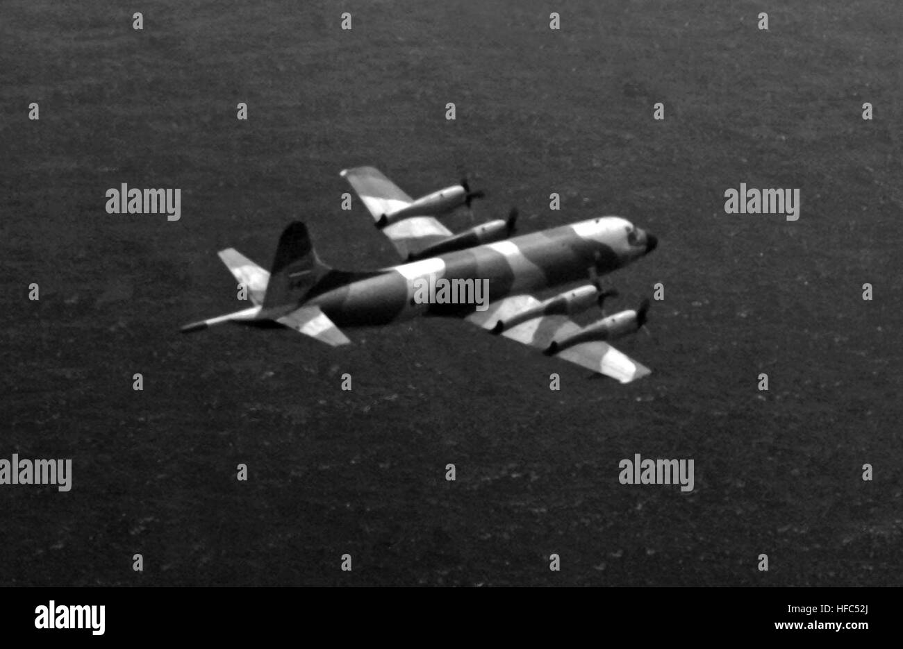 Iranian P-3F Orion in flight 1988 Stock Photo - Alamy