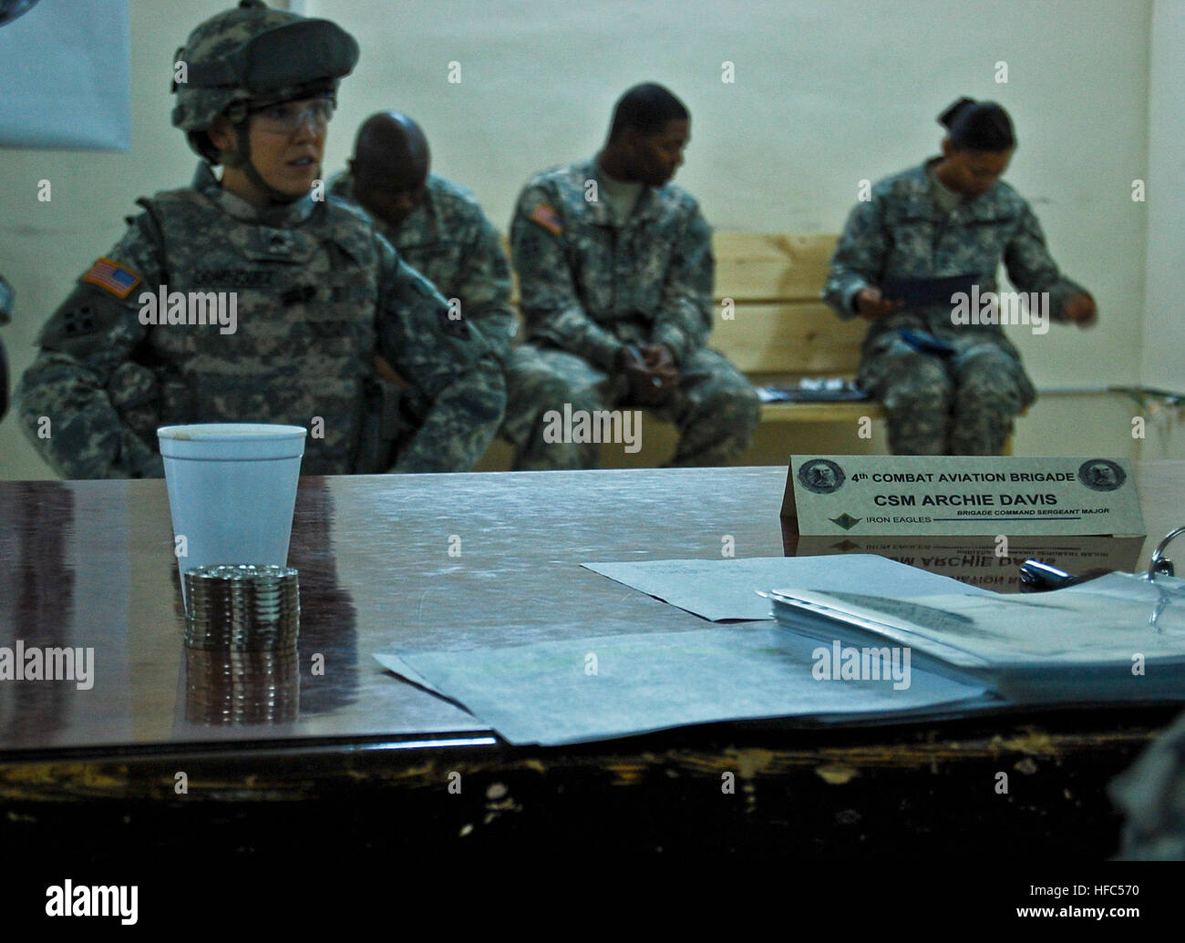 CAMP TAJI, Iraq – Sgt. Jamiell Dominguez, flight medic, Company C, 2nd ...