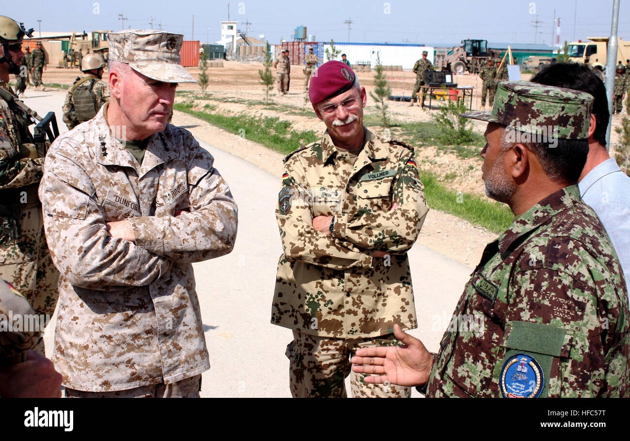 ISAF Commander U.S. Marine Gen. Joseph H. Dunford and RC-North ...