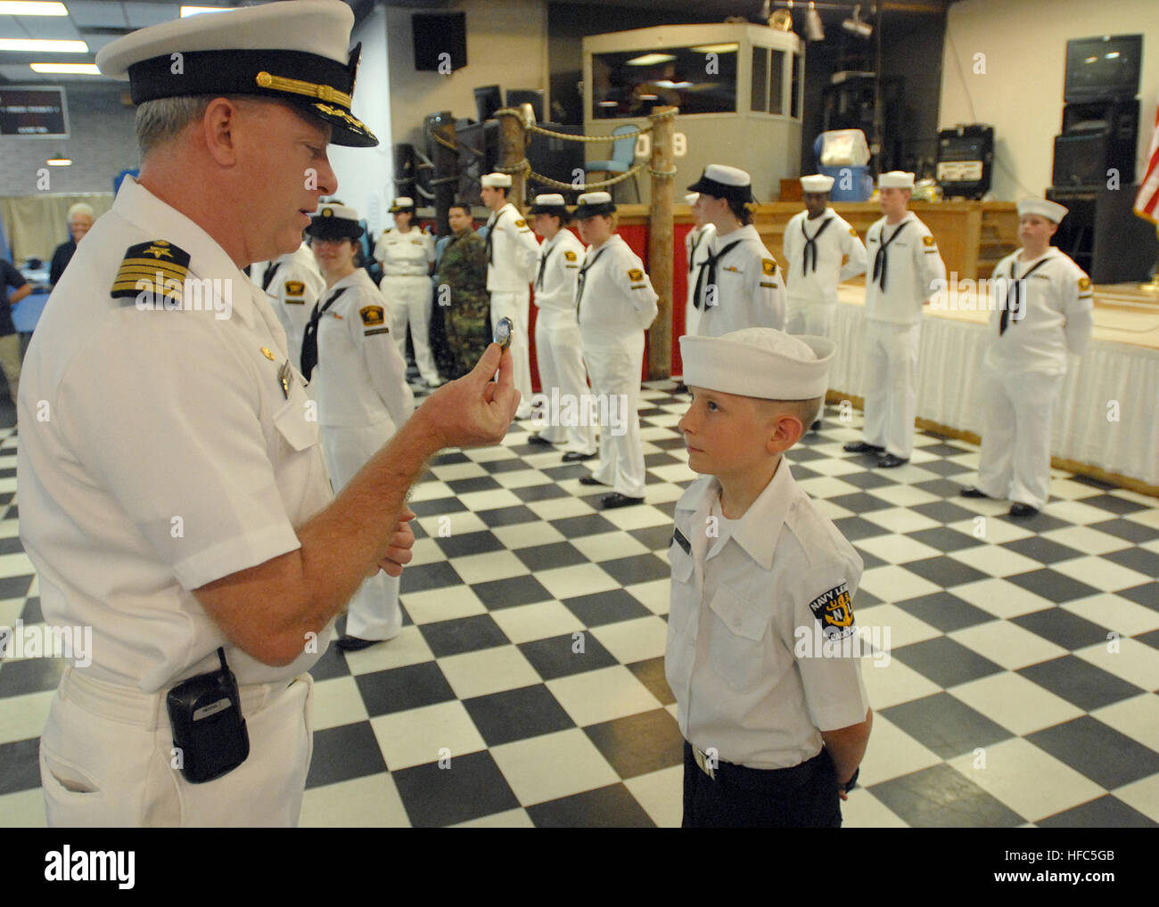 Capt. Aaron Bowman, commanding officer of Naval Station Mayport ...