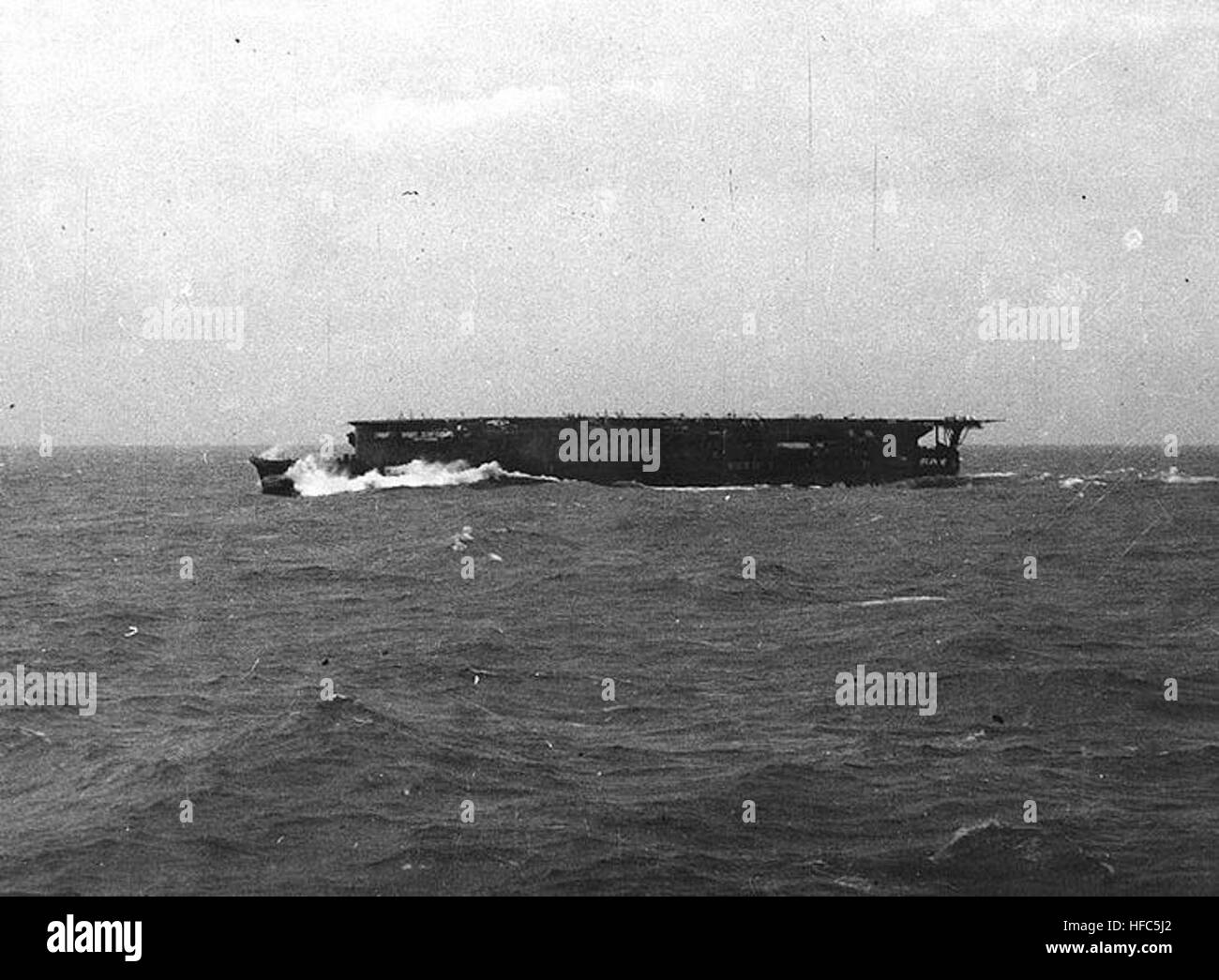 Japanese aircraft carrier Ryujo Stock Photo - Alamy