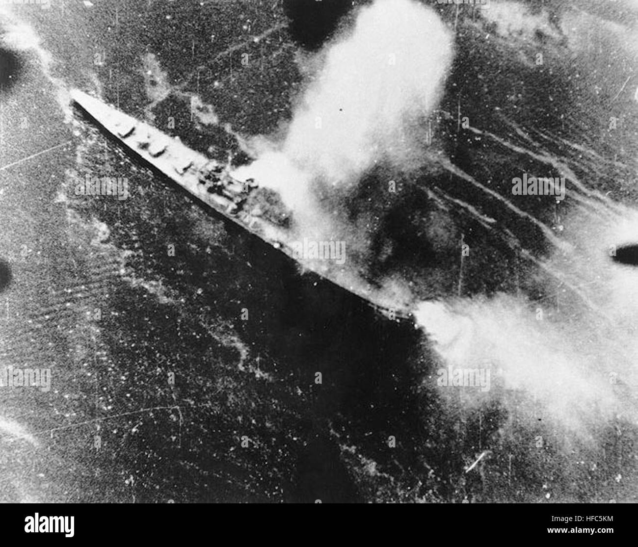 Japanese cruiser Chikuma Stock Photo - Alamy