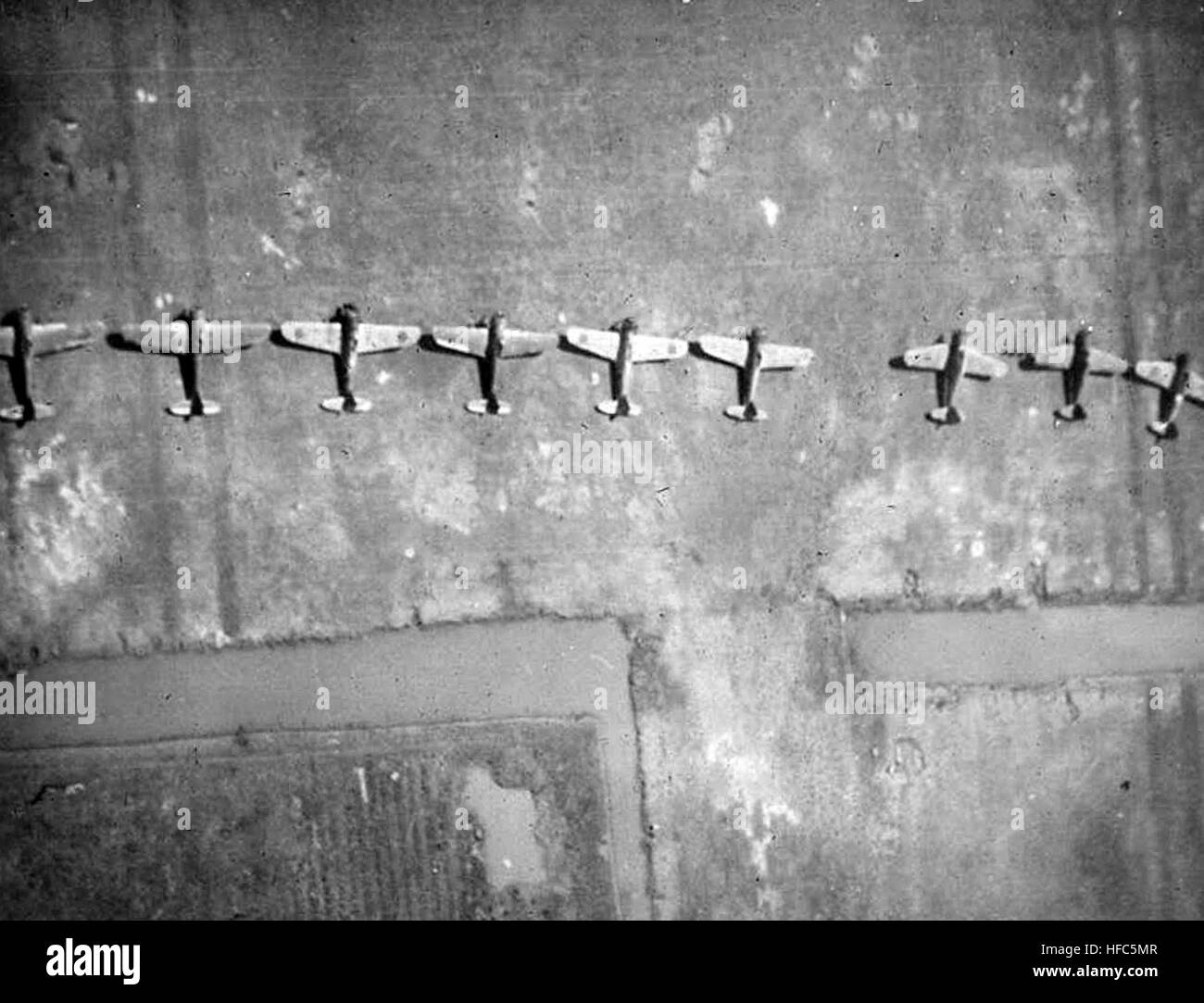 Japanese fighters at airfield on Formosa 1945 Stock Photo - Alamy