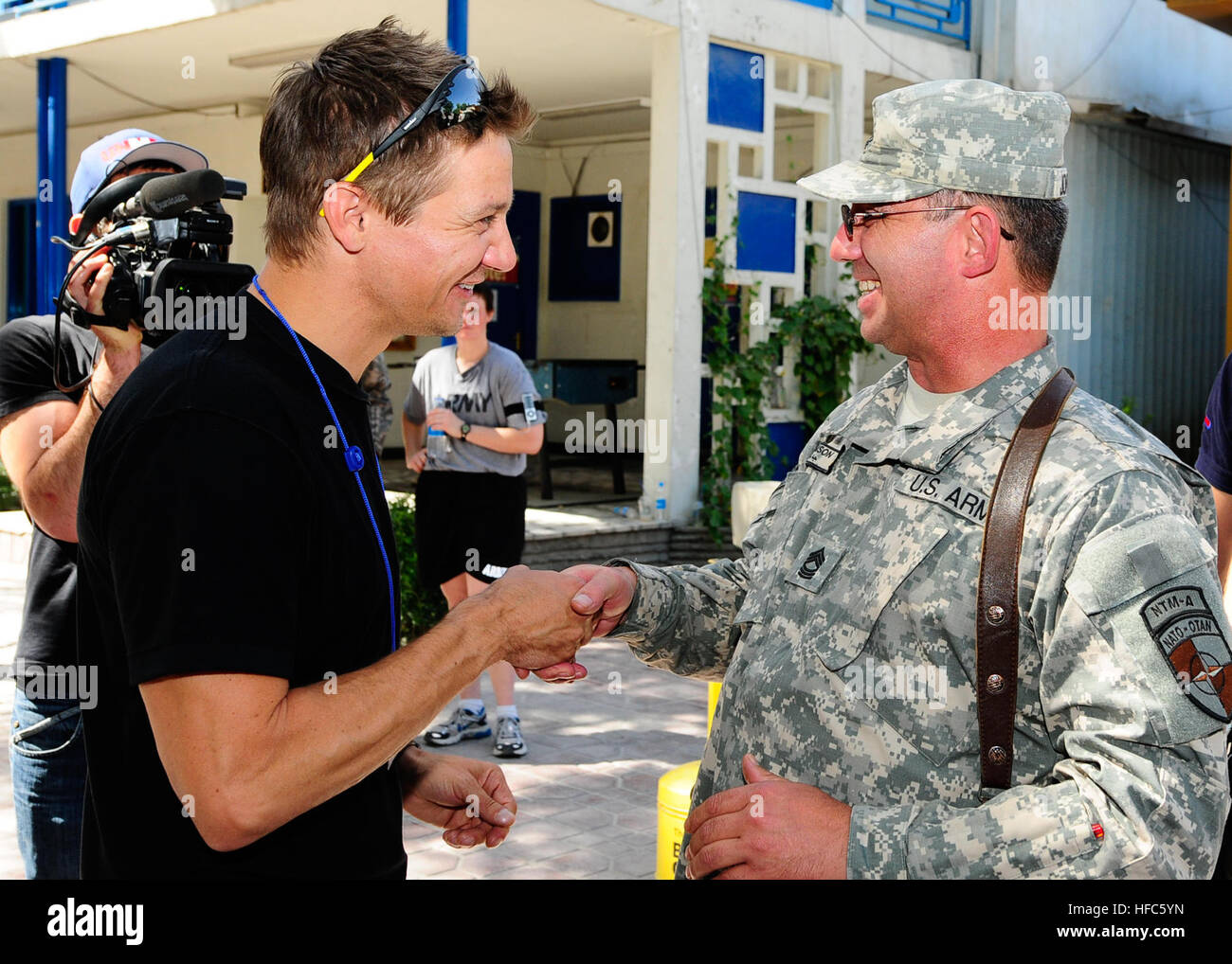 Academy Award Nominee Jeremy Renner, star of the film 'Hurt Locker ...