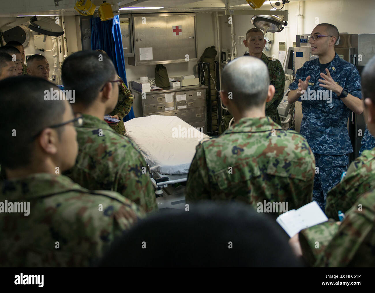 Lt. Nikolas A. Matos Makris (from Tampa, Fla.), ship's medical ...