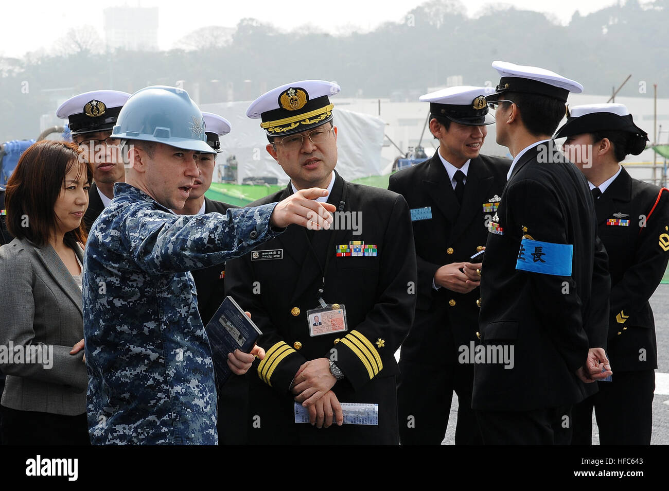 150318-N-XO220-063 YOKOSUKA, Japan (March 18, 2015) Mass Communication ...
