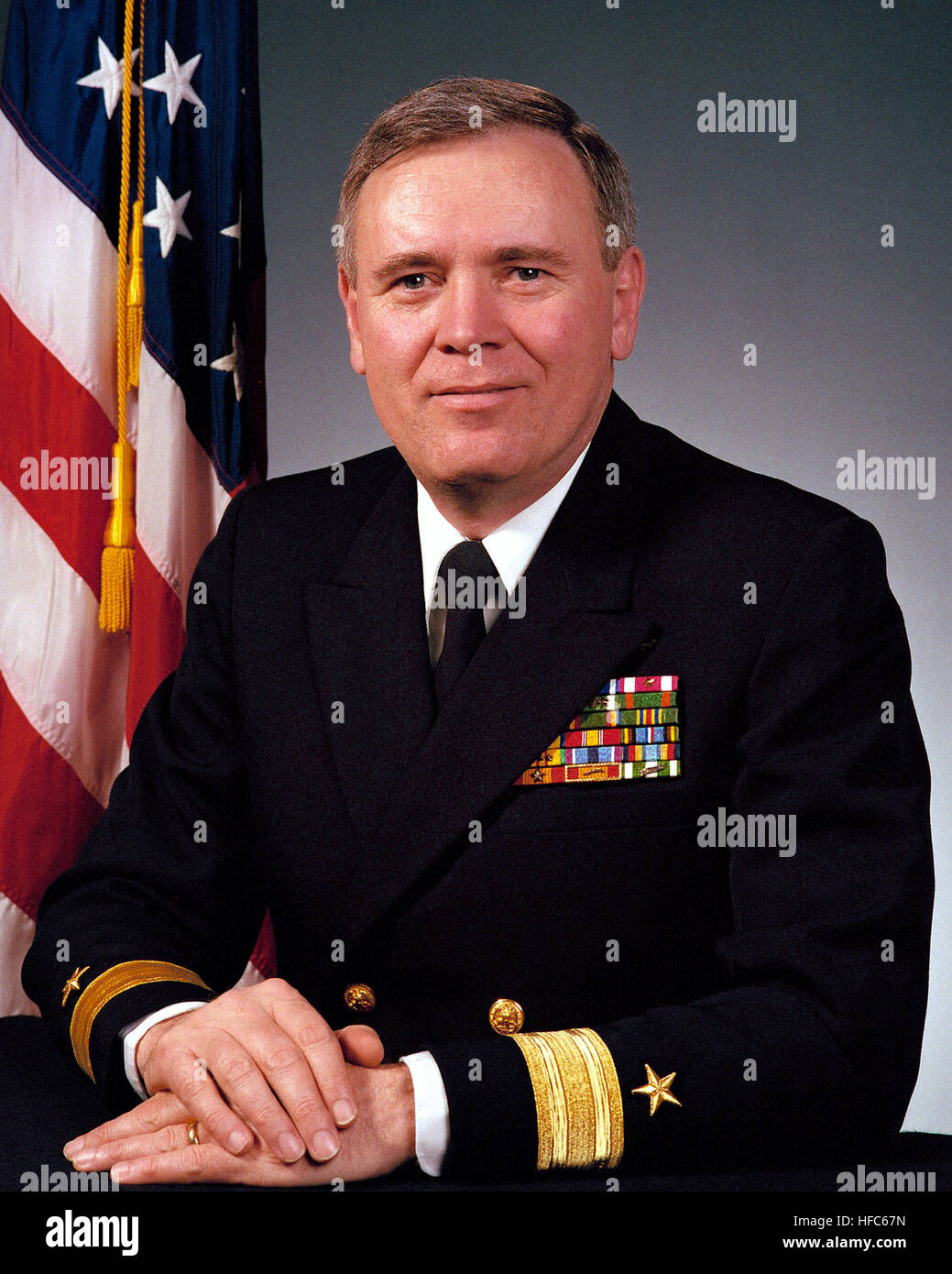 RDML (lower half) John A. Lockard, USN (uncovered). John Lockard Stock ...