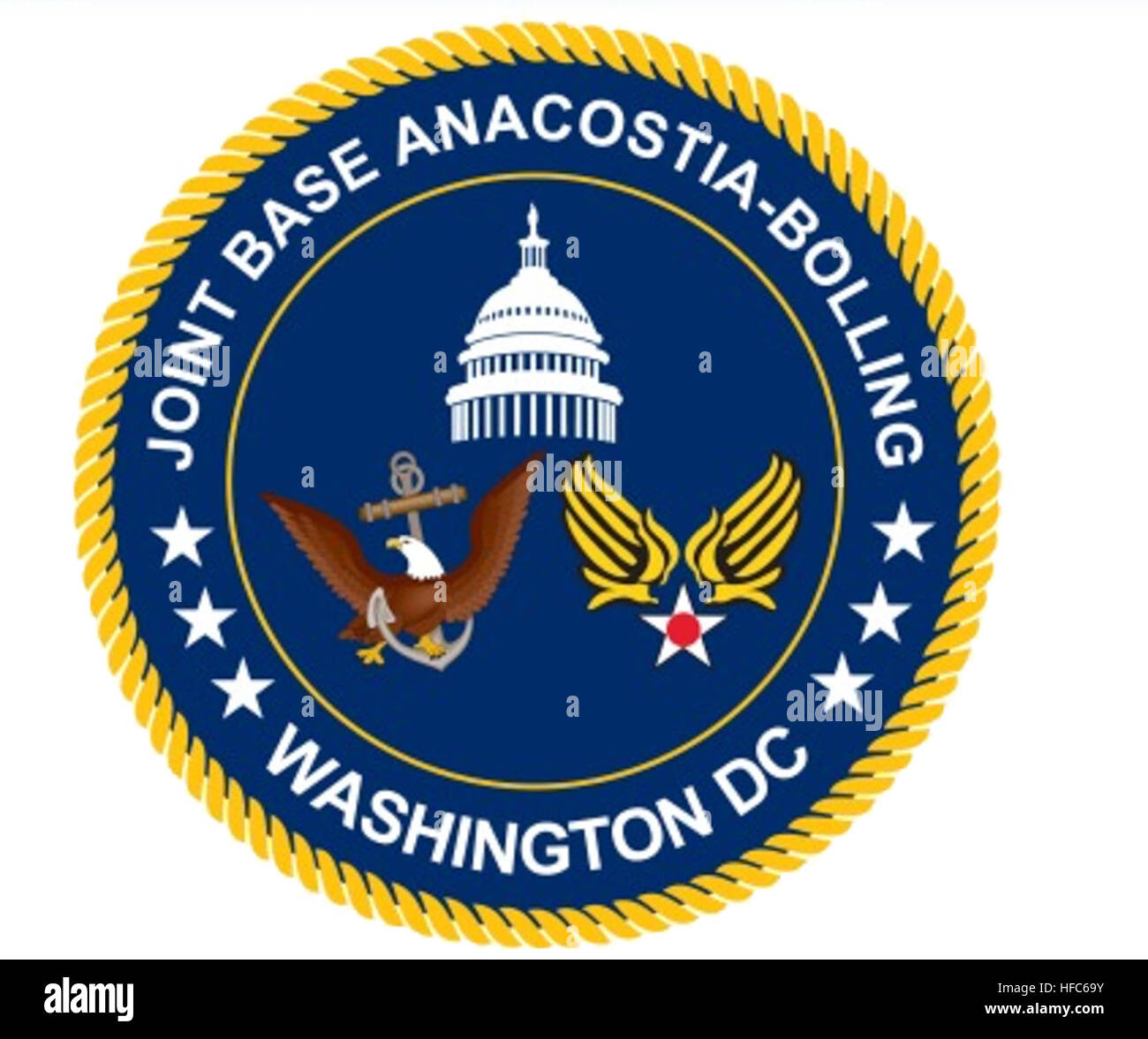 Joint Base Anacostia-Bolling - Emblem Stock Photo - Alamy