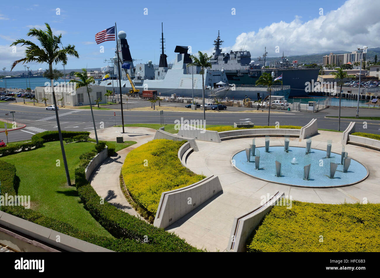 The British Royal Navy destroyer HMS Daring (D 32) and Japan Maritime ...