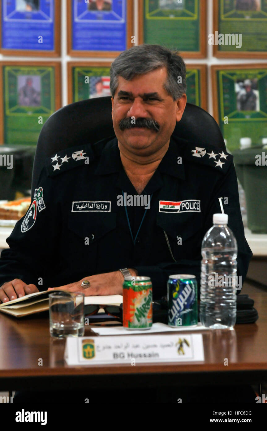 Iraqi Police leaders participate with U.S. Military Police in a joint ...