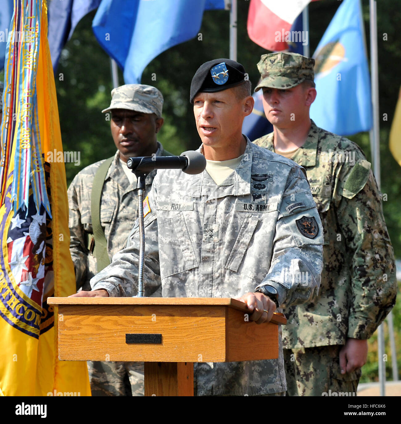 U.S. Army Maj. Gen. William F. Roy, commander, Joint Task Force Civil ...