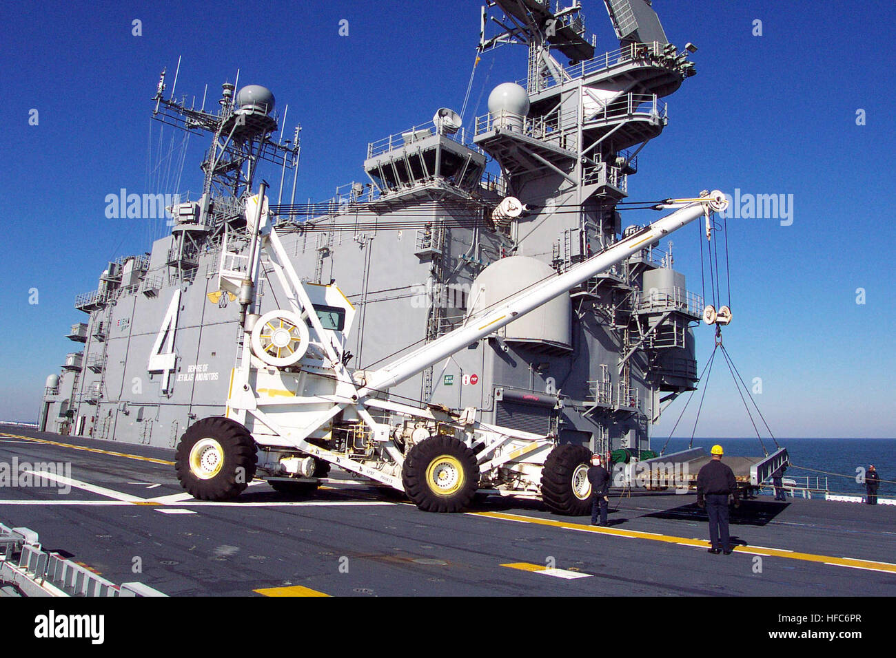 020108-N-9977R-002 At sea aboard USS Nassau (LHA 4) Jan. 8, 2002 ...