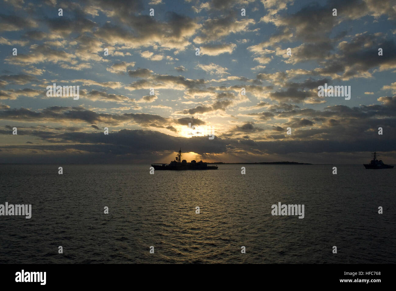 Japan Maritime Self-Defense Force (JMSDF) destroyer JDS Sazanami (DD ...