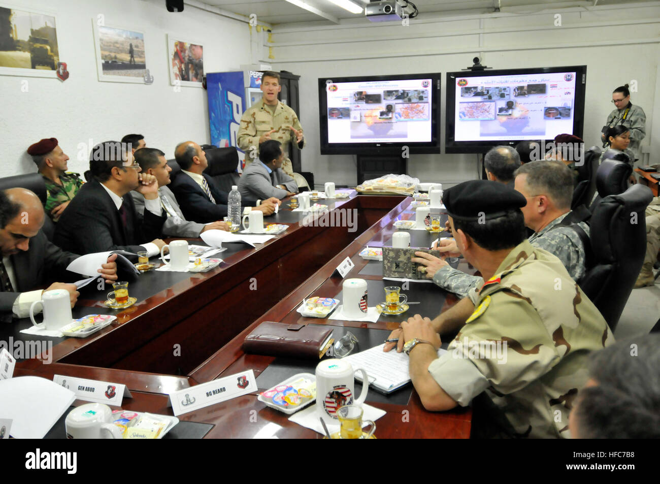 Judges from the Central Criminal Court, Iraq, participate in a Judges ...