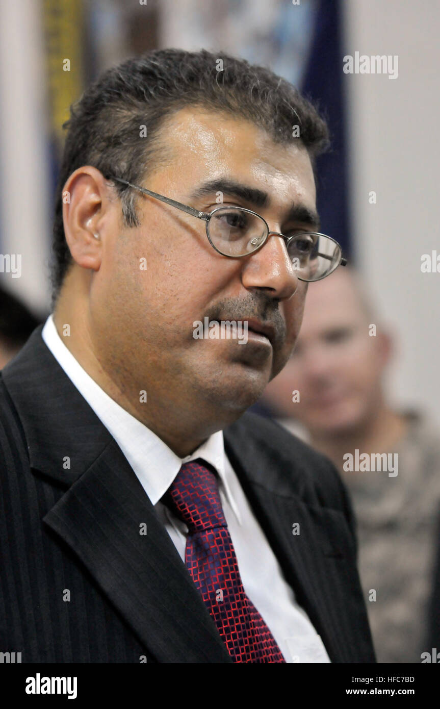 A judge from the Central Criminal Court, Iraq, participates in a Judges ...