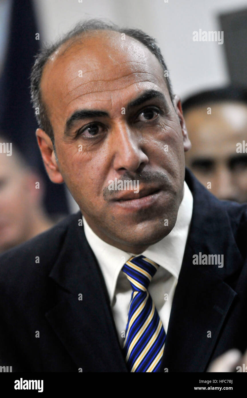 A judge from the Central Criminal Court, Iraq, participates in a Judges ...