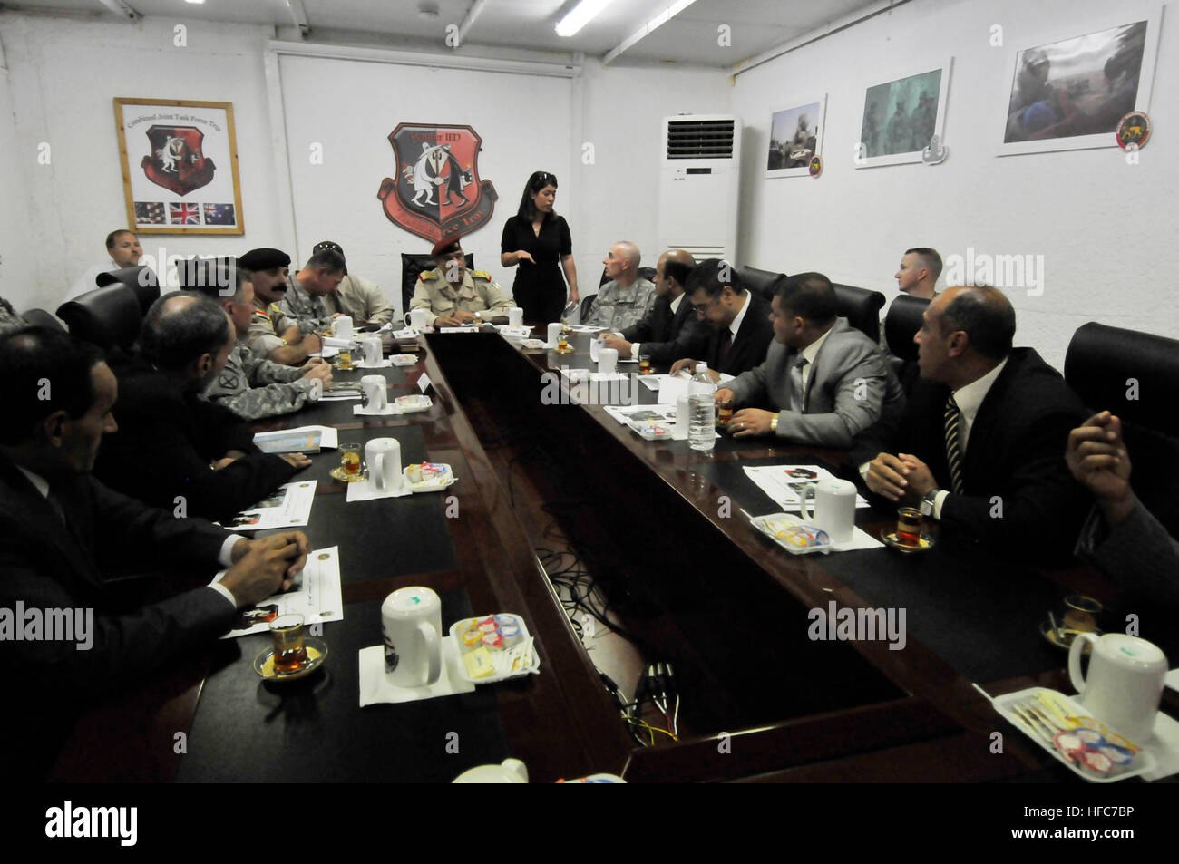 Judges from the Central Criminal Court, Iraq, participate in a Judges ...