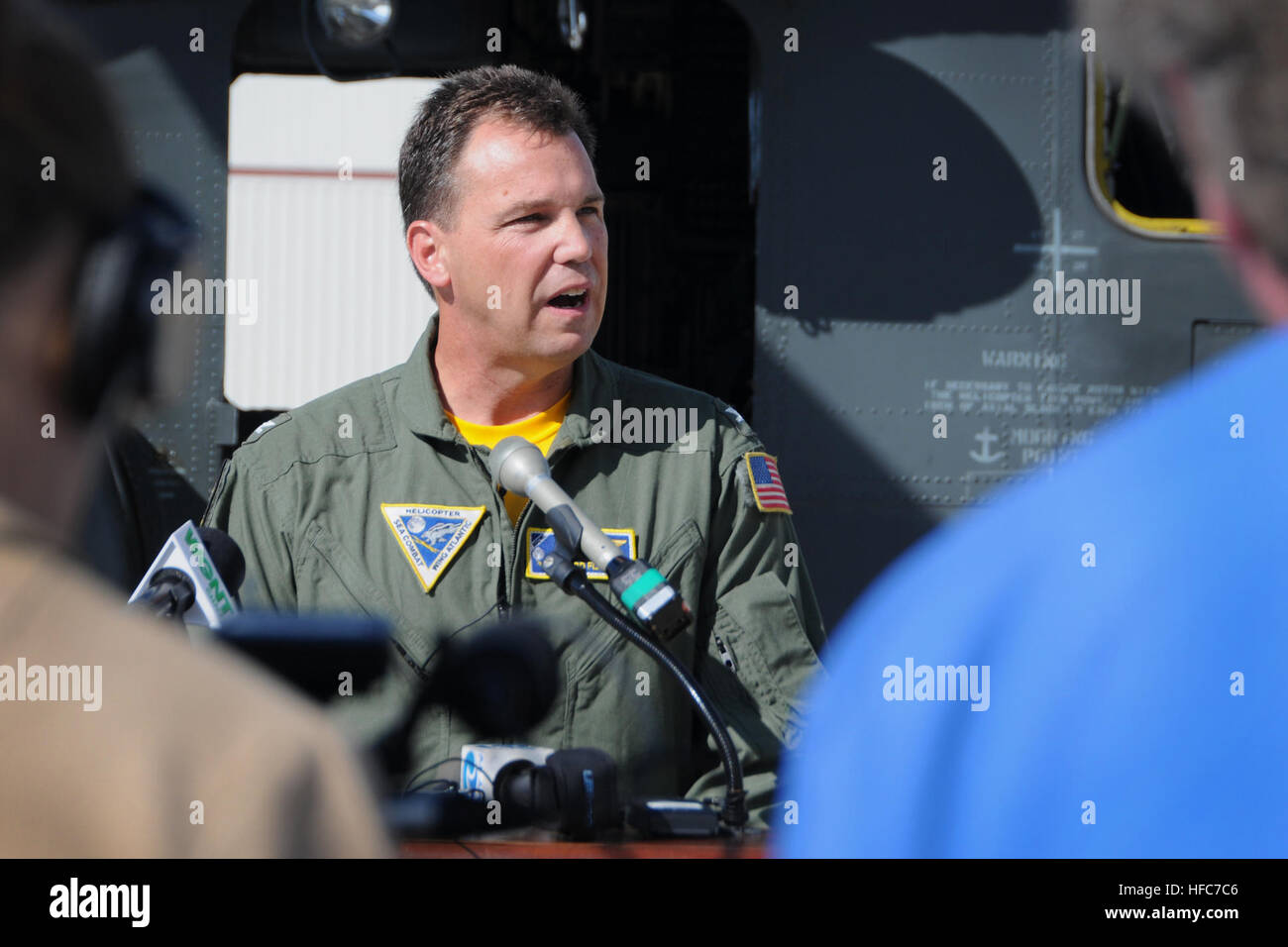 Capt. Todd Flannery, commander of Helicopter Sea Combat Wing Atlantic ...