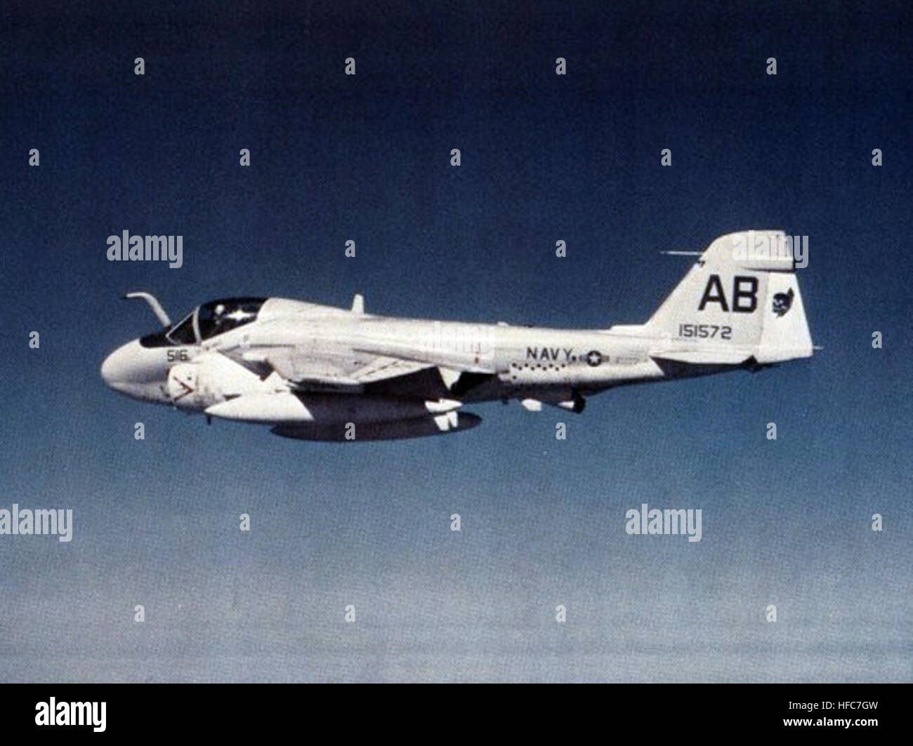 KA-6D Intruder of VA-34 in flight in 1984 Stock Photo - Alamy