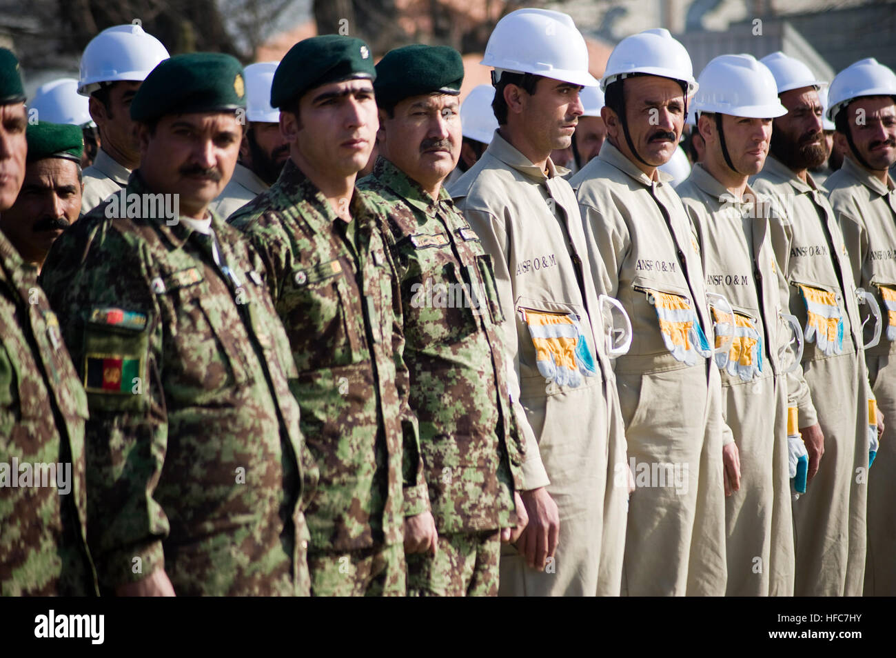Afghan National Army soldiers assigned to Ministery of Defense ...