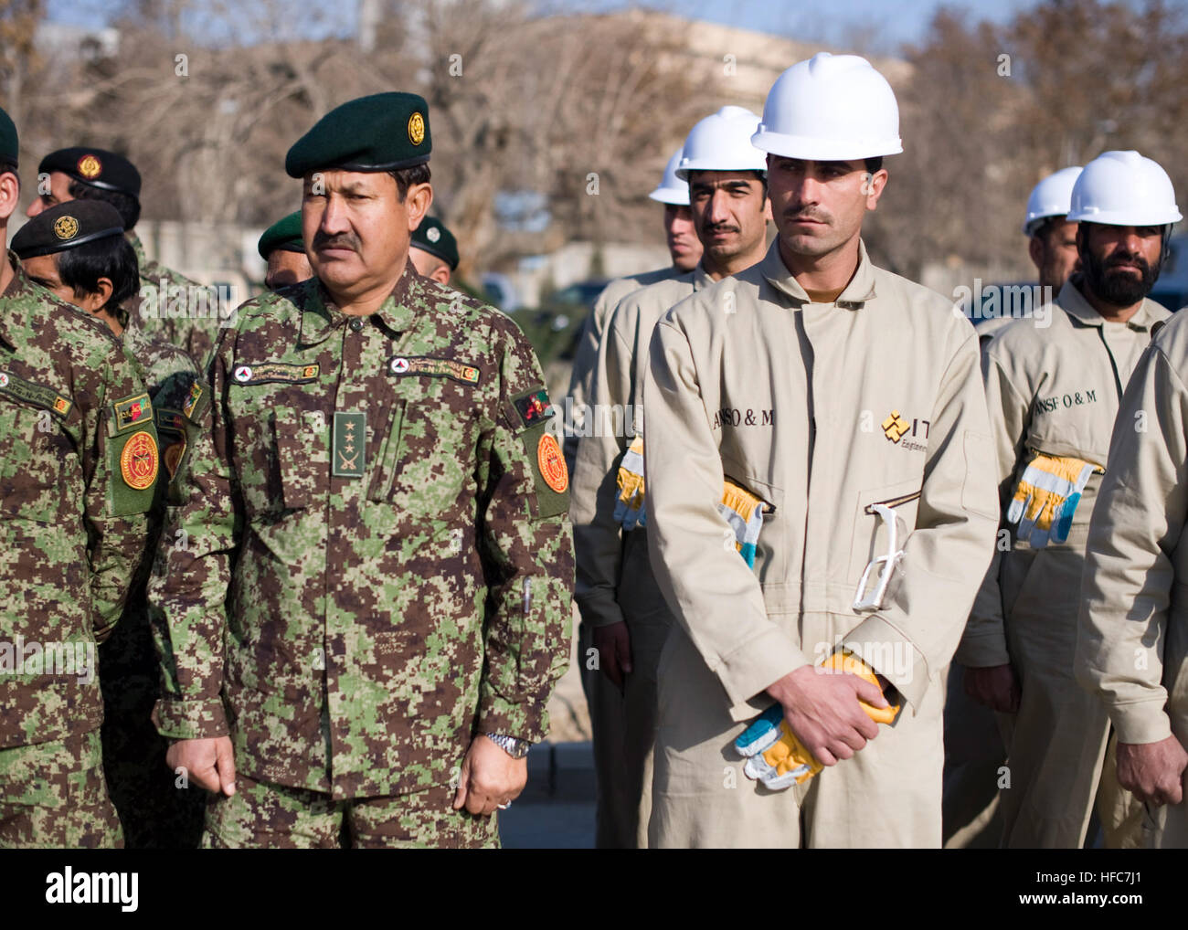 Afghan National Army soldiers, assigned to Ministery of Defense ...