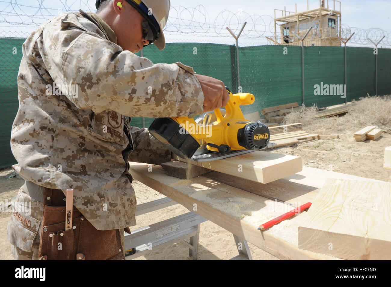 130419-N-359 KANDAHAR, Afghanistan (April 19, 2013) Builder 2nd Class ...