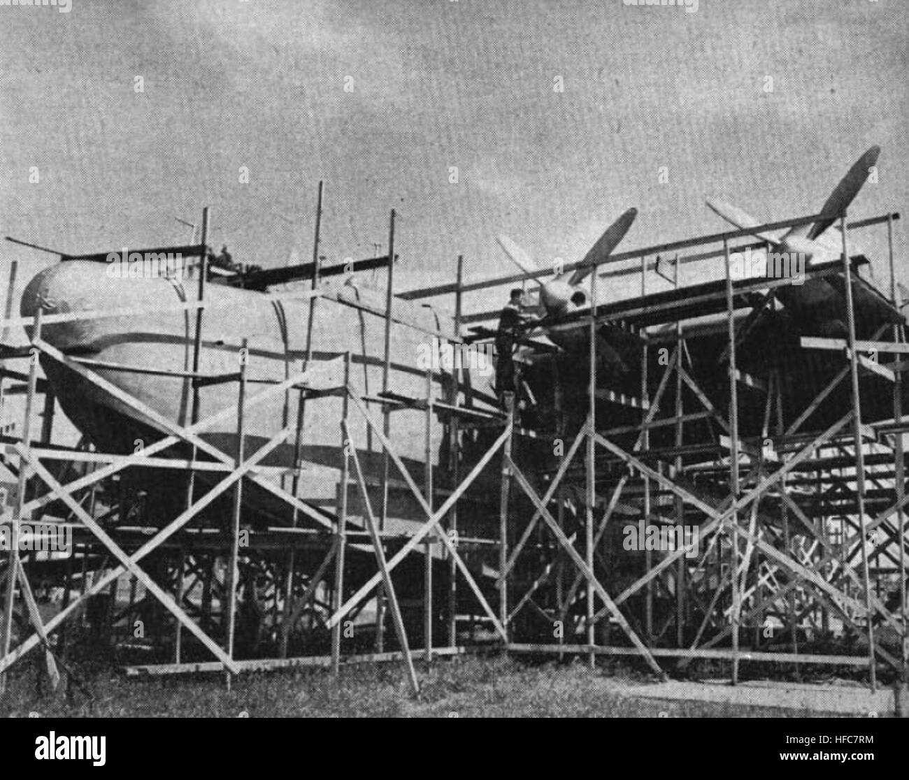 Kawanishi H8K2 at NAS Norfolk in 1949 Stock Photo - Alamy