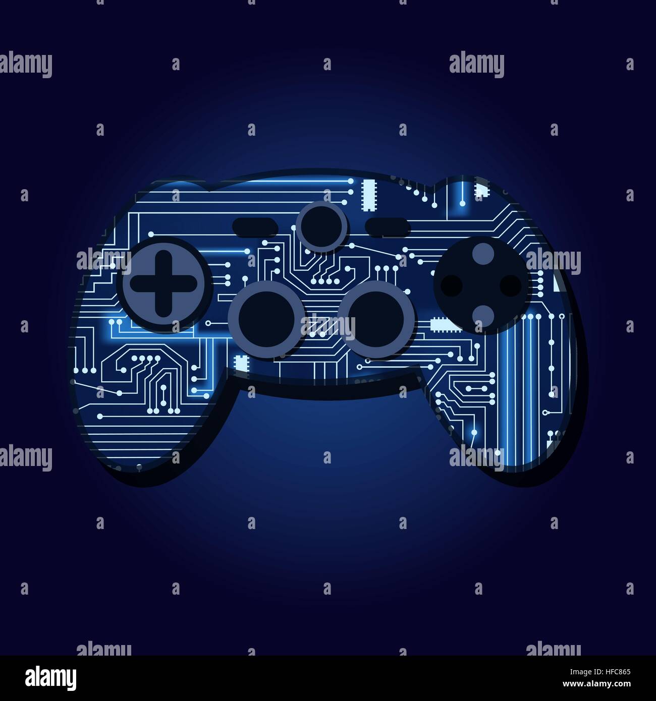 Gamepad vector vectors hi-res stock photography and images - Alamy
