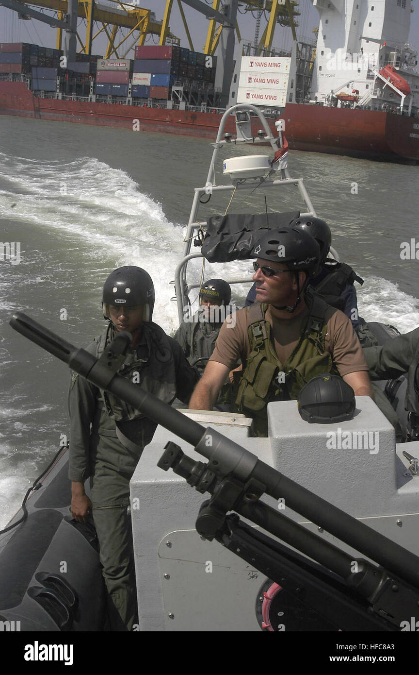 U.S. Navy Chief Master-at-Arms Robert Hewitt, of Mobile Security ...